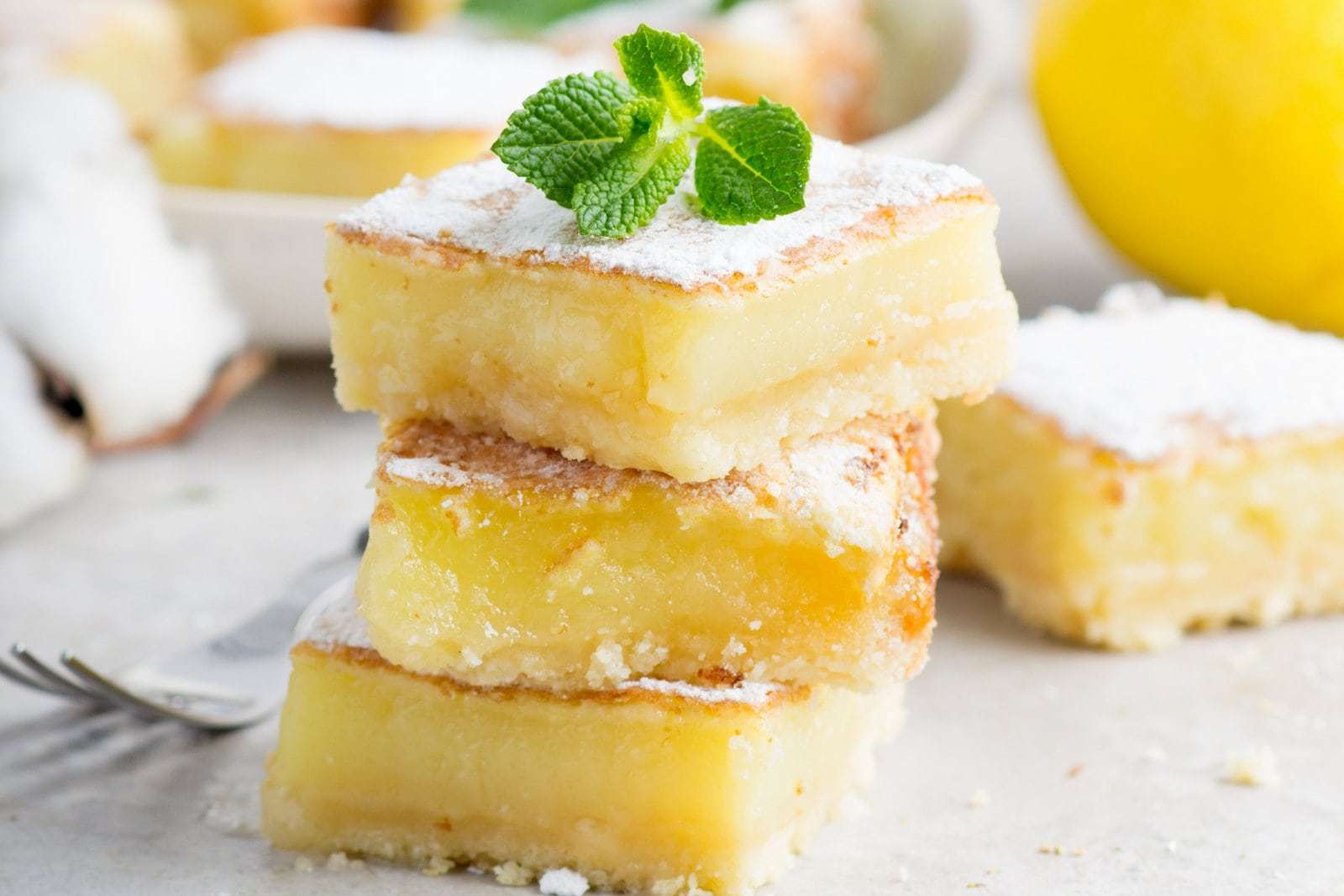 Iced Tea Lemon Bars - Marcy Goldman's Better Baking