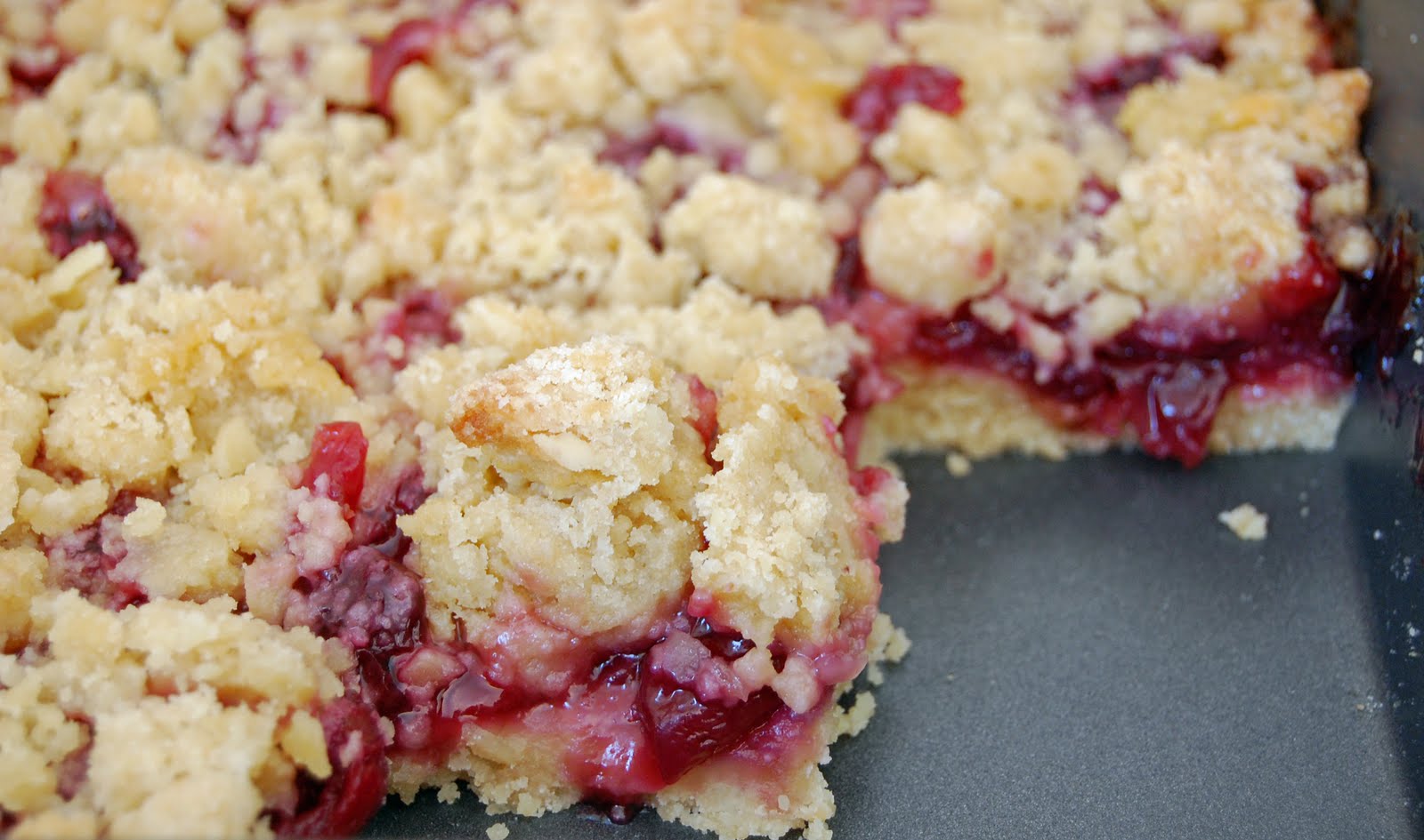 Sour Cherry Oatmeal Squares - Marcy Goldman's Better Baking