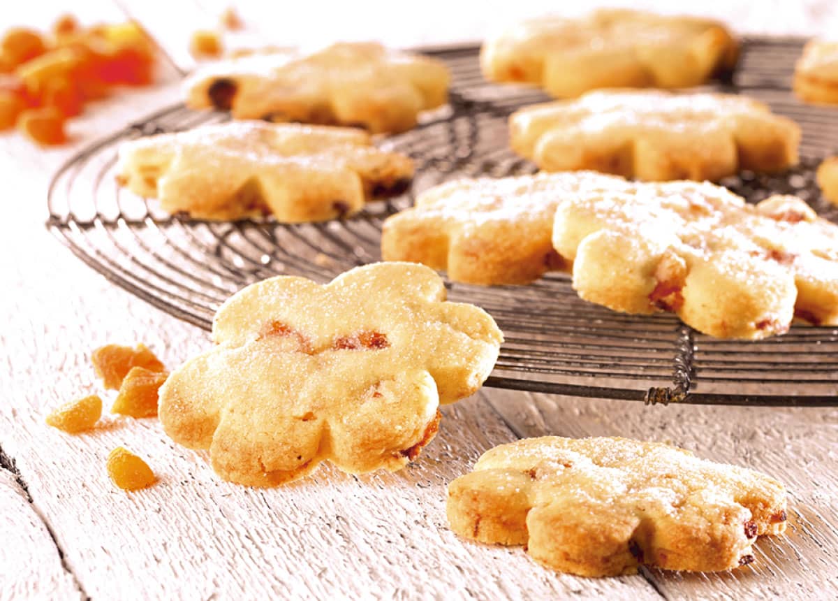 Apricot White Chocolate Shortbread - Marcy Goldman's Better Baking