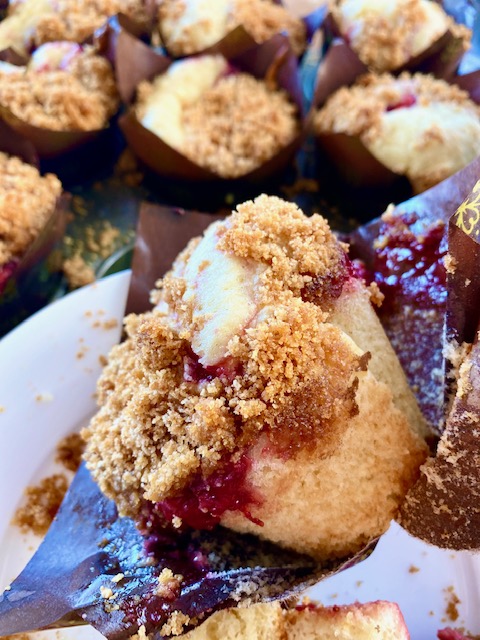 Strawberry Cheesecake Muffins - Marcy Goldman's Better Baking