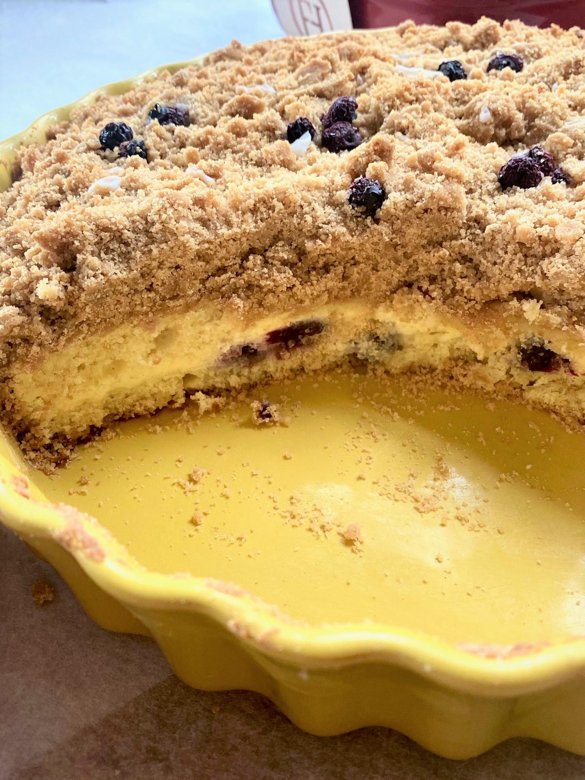 Cream Cheese Ripple Crumb Coffee Cake - Marcy Goldman's Better Baking