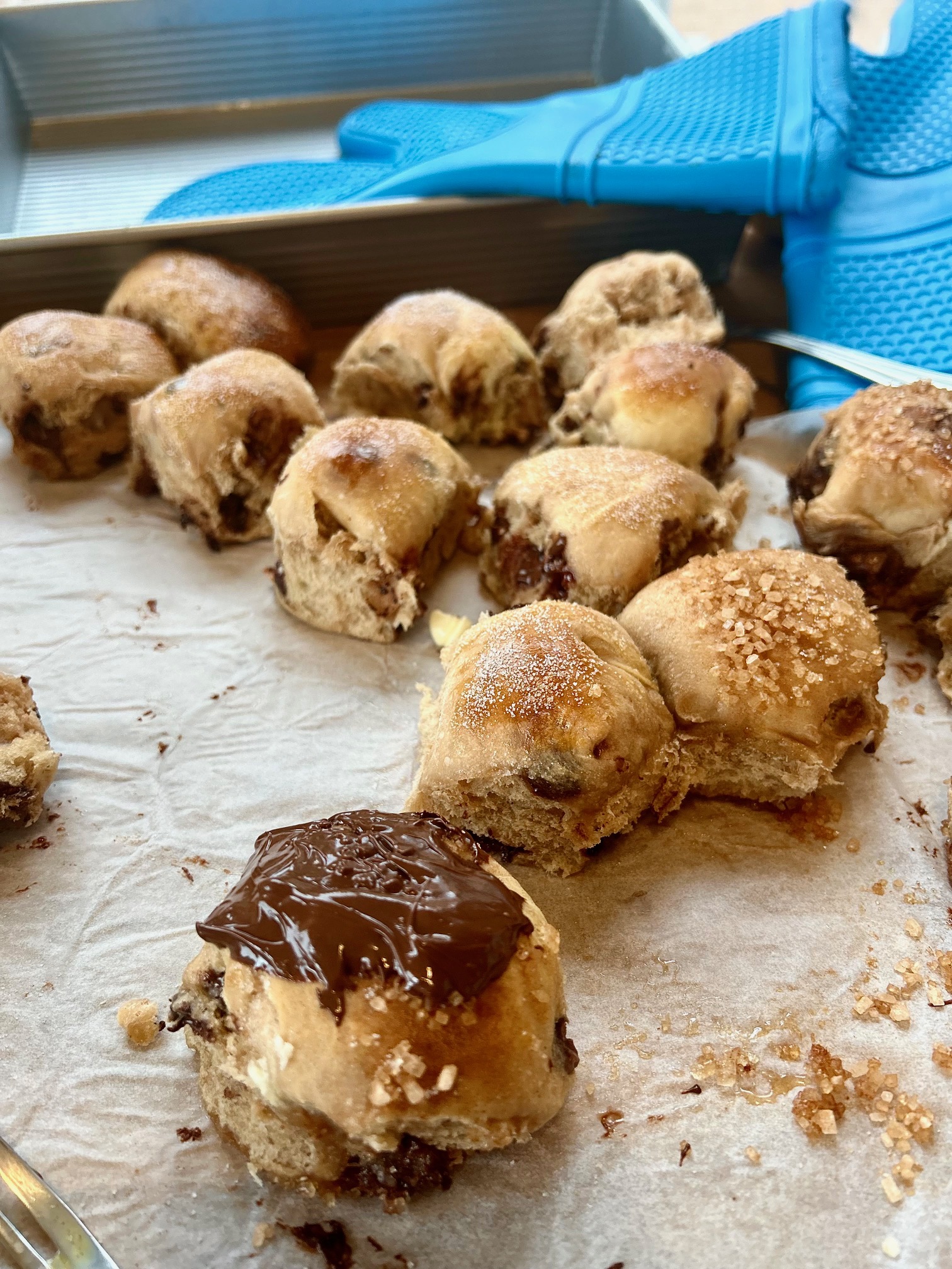Chocolate Chip Brioche Buns - Marcy Goldman's Better Baking