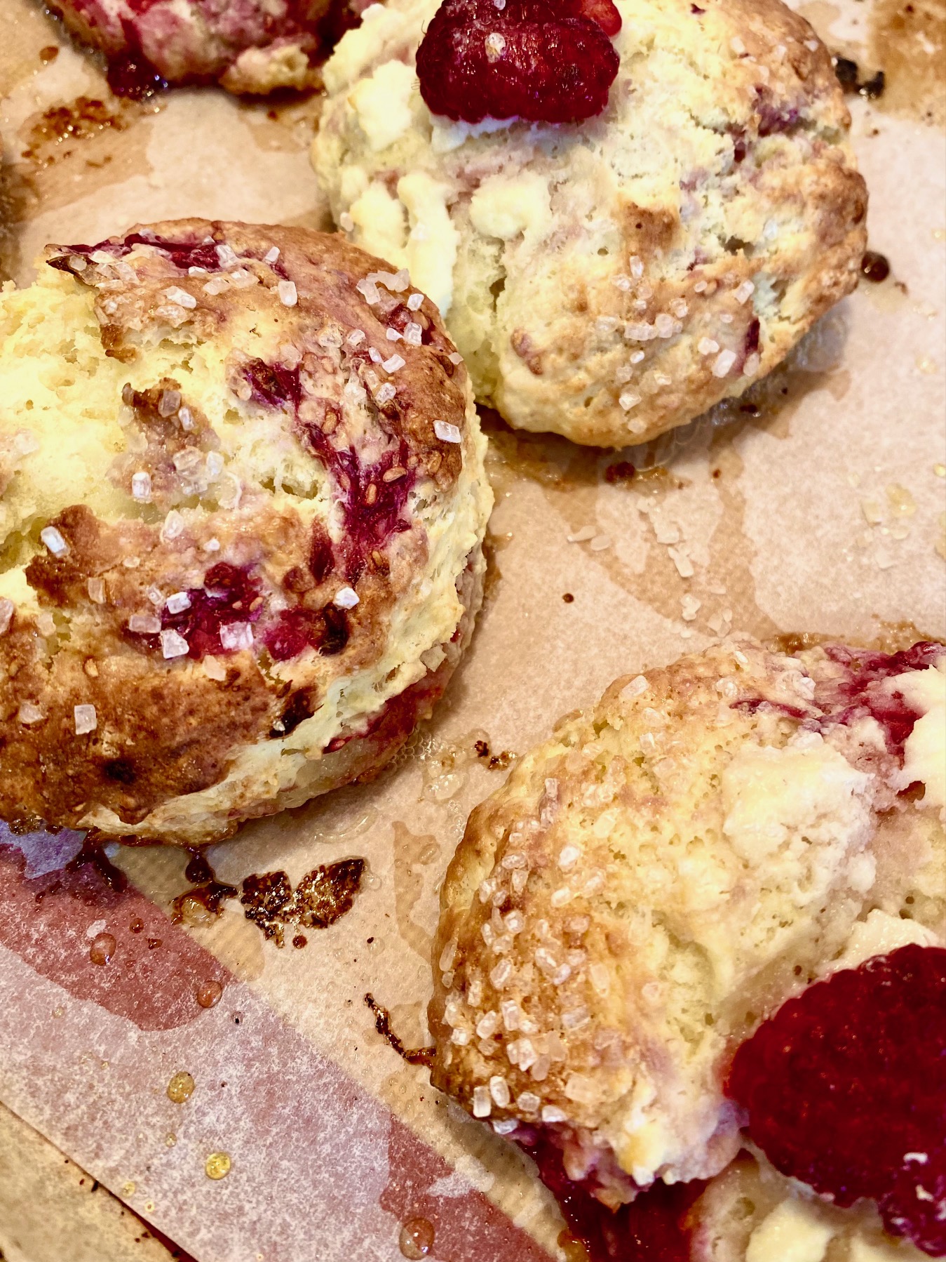 Sweet Raspberry Ricotta Scones - Marcy Goldman's Better Baking